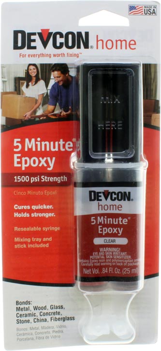 Devcon Home 5 Minute Epoxy 5 dakika epoksi S-208 20845 25 ml - 20845